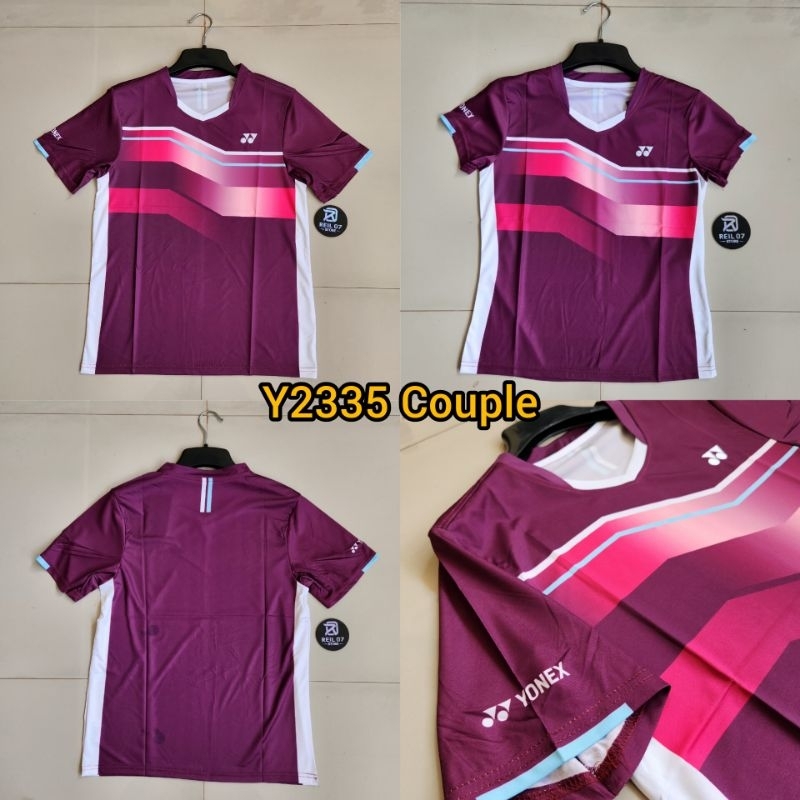 Jual Y2335 COUPLE KAOS BADMINTON BAJU OLAHRAGA JERSEY BADMINTON | Shopee Indonesia