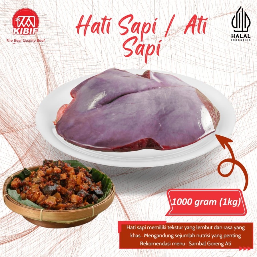 Jual Hati Sapi / Ati Sapi 1kg | Shopee Indonesia