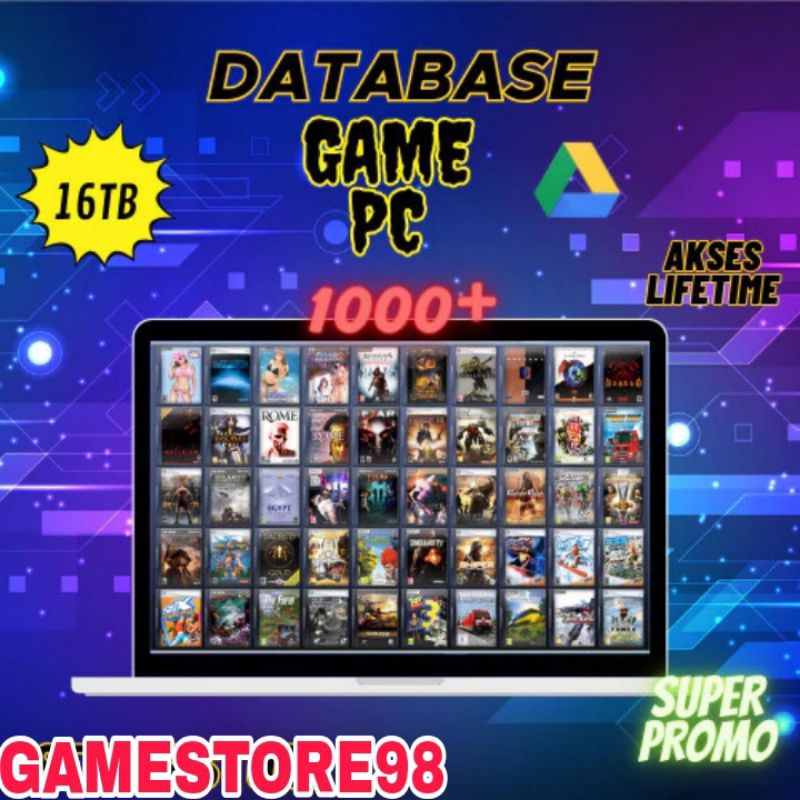 Jual GAME PC PALING UPDATE JADUL SAMPAI 2023 16TB LIFETIME - DATABASE ...