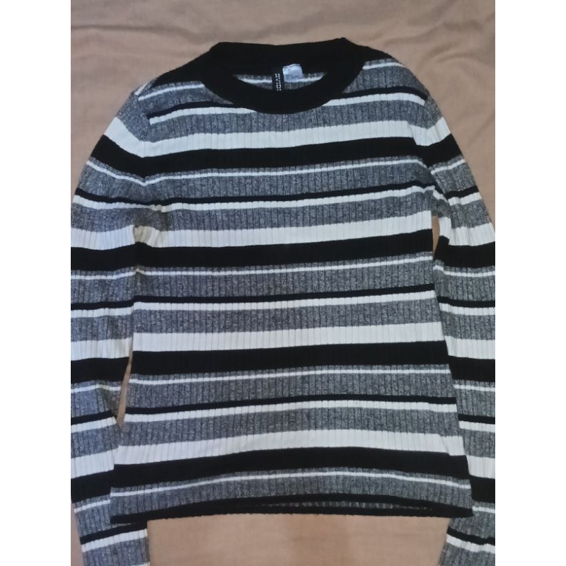 Jual prelov knit hnm salur (RARE ITEM,NO NEGO) | Shopee Indonesia