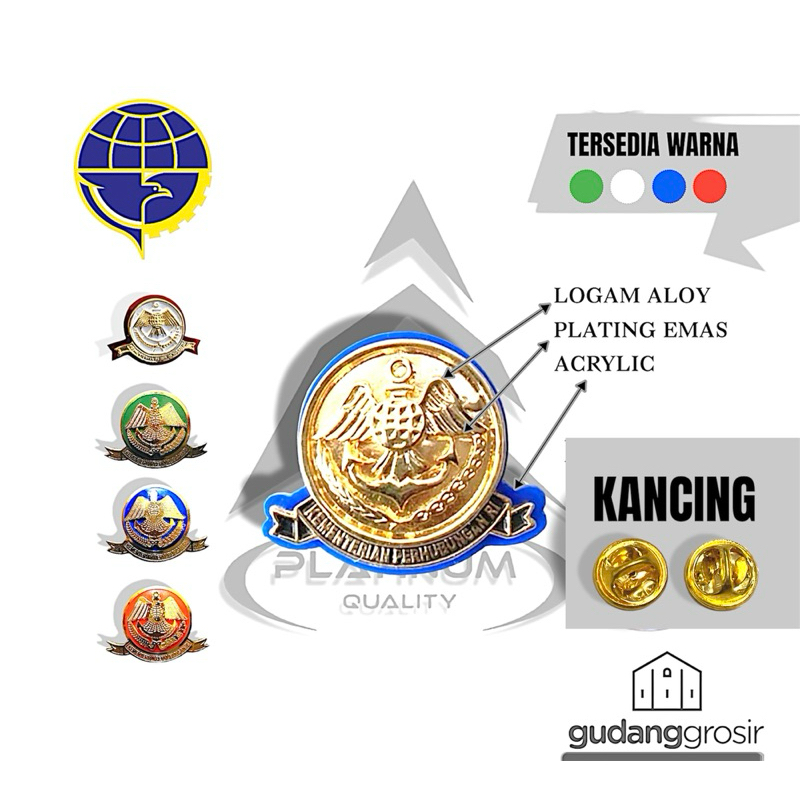 Jual Pin KANCING Dishub | Pin Perhubungan | Shopee Indonesia