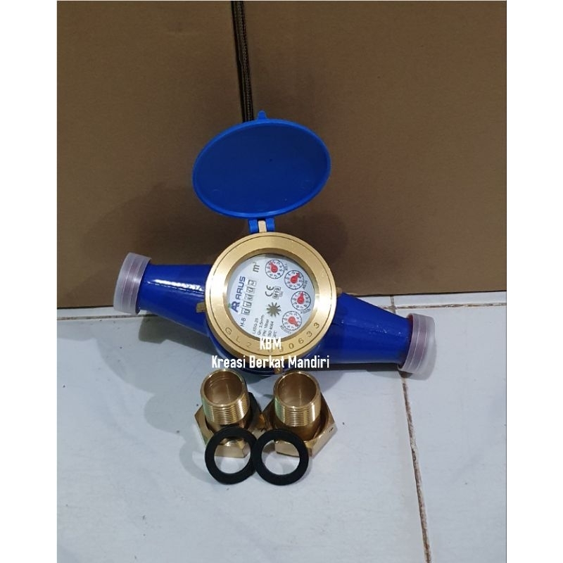 Jual METERAN AIR 1" INCH LXSG-25 SCREW/DRAT DN25 MM ARUS | Shopee Indonesia
