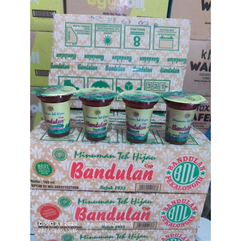 Jual Teh Bandulan Hijau kemasan 160ml 1 dus isi 24 | Shopee Indonesia