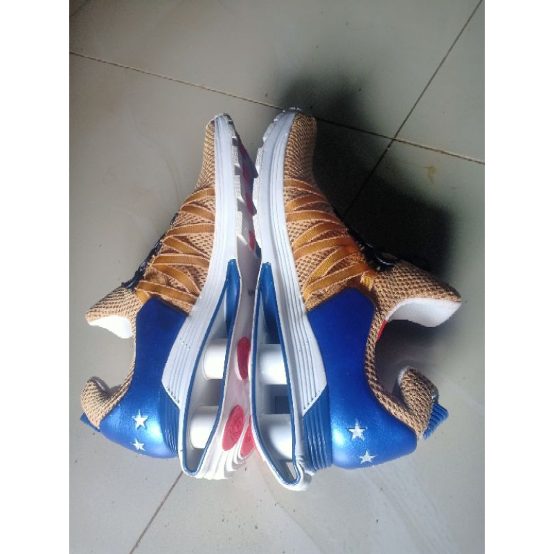 Jual sepatu nike shox gravity metallic gold speed run | Shopee Indonesia