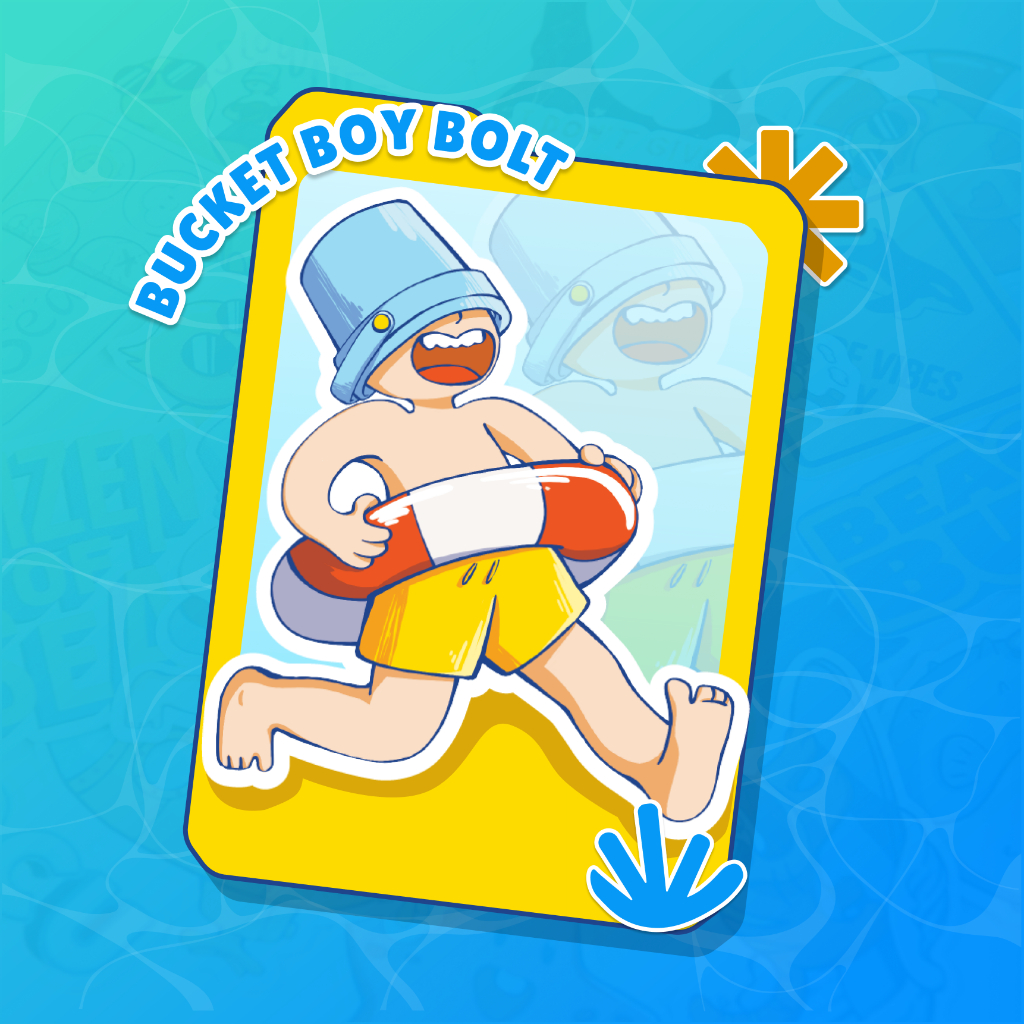 Jual Seaside Finds - Bucket Boy Bolt Sticker | Shopee Indonesia