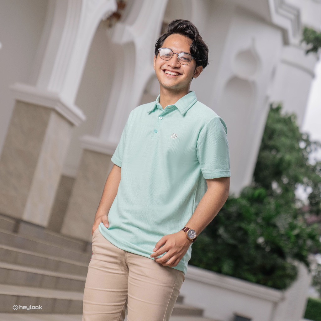 Jual HEYLOOK Official - Polo Shirt Pria Lengan Pendek Kaos Polo Pique ...