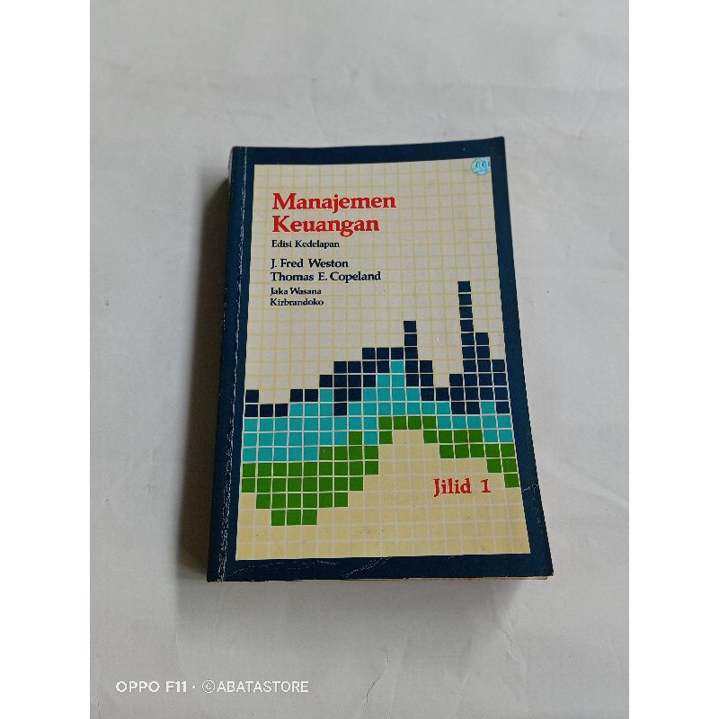 Jual BUKU MANAJEMEN KEUANGAN JILID 1 EDISI 8 J FRED WESTON | Shopee Indonesia