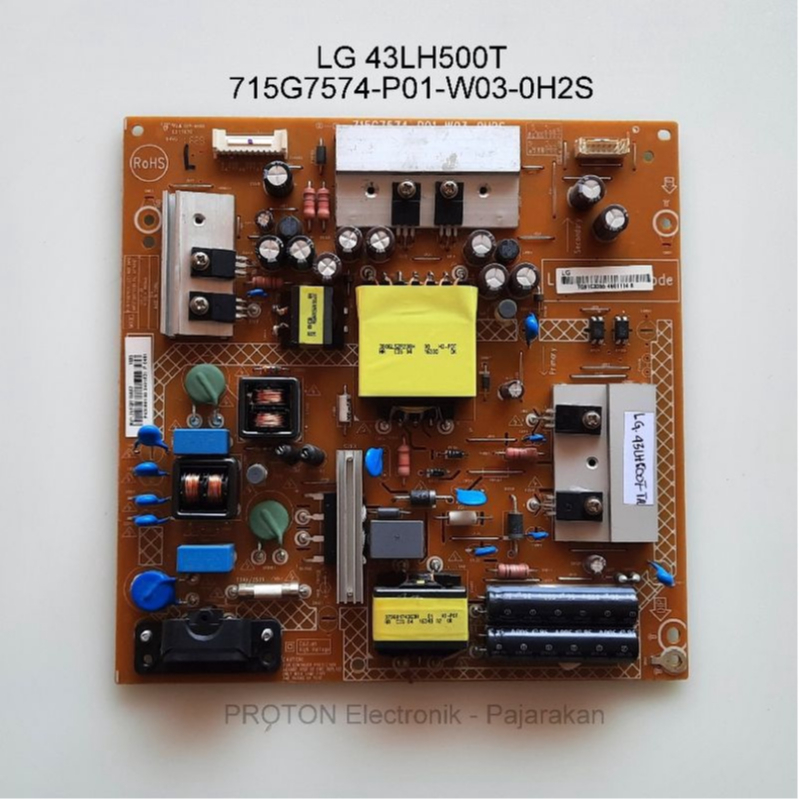 Jual PSU LED TV LG 43LH500T 43LH500T-TA 43LH5000 PCB Power Supply board ...
