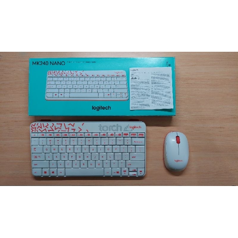 Jual Logitech MK240 Nano Wireless Keyboard dan Mouse Combo (Putih/Vivid ...