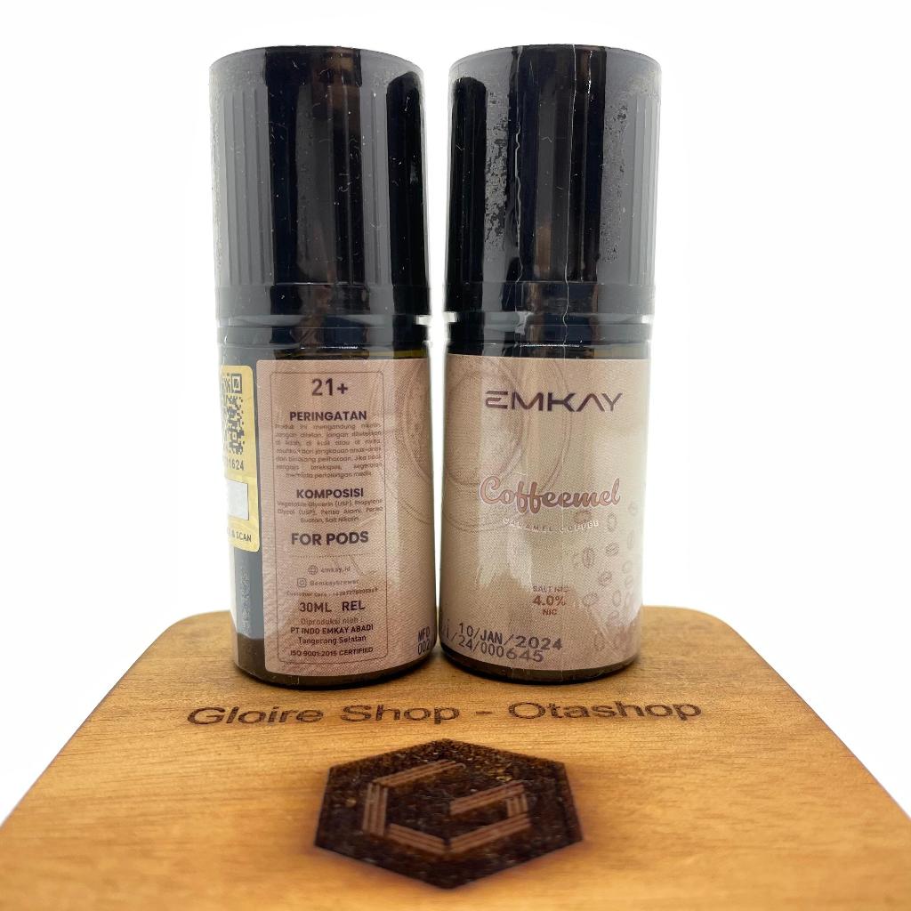 Jual Salt Nic Coffeemel 30ml 40mg Cmw Emkay Brewer liquid pod pods pita ...