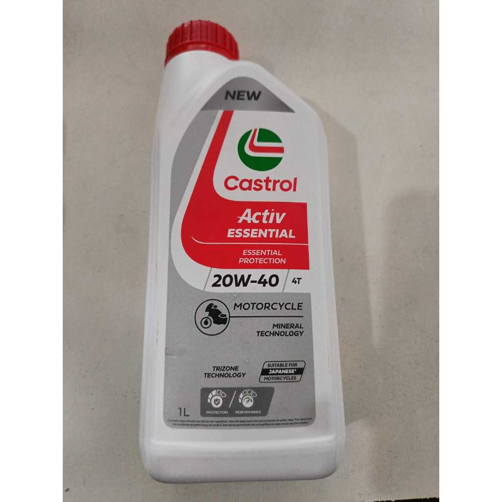 Jual Oli Castrol Go Activ Essential 1L 20W 40 4T | Shopee Indonesia