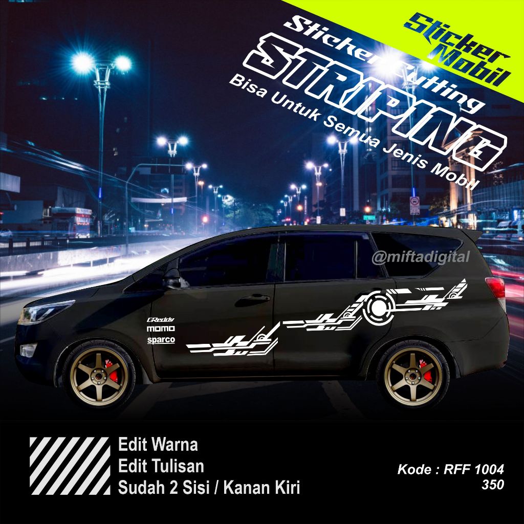 Jual Striping Innova Reborn - Pajero Sport , Fortuner, Kijang, Innova ...