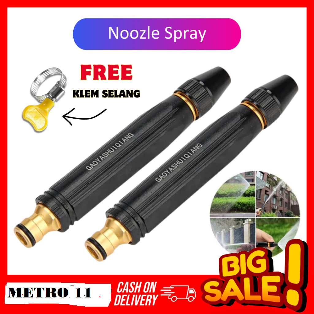 Jual Kepala Semprotan Air Kuningan/ FREE KLEM selang Semprotan Air ...