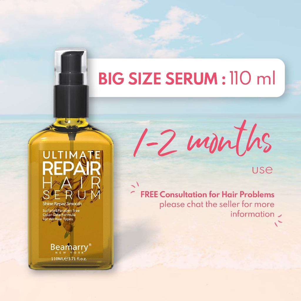 Jual Beamarry New York Hair Serum 110 ml | Shopee Indonesia