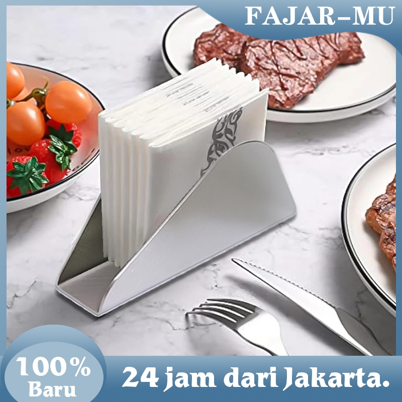 Jual Napkin Holder Tissue Dispenser Stainless Steel Tisu Makan Rak ...
