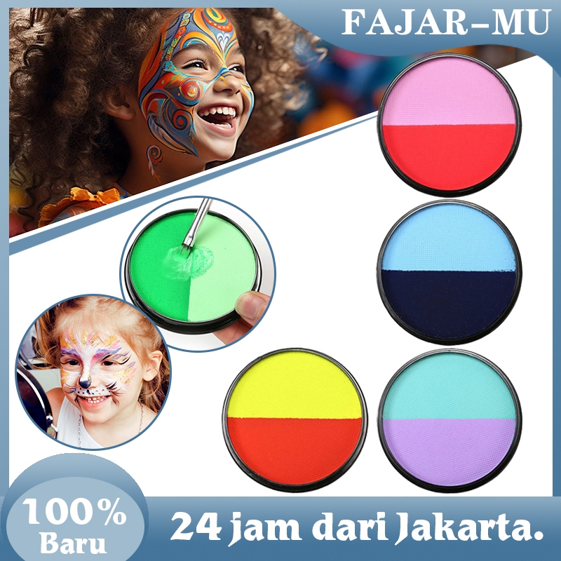 Jual Cat Wajah Face Painting 2 Warna Cat Muka Painting Wajah DIY Safe ...