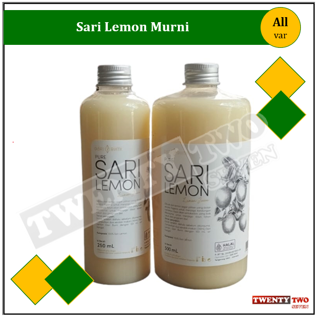Jual Dari Bumi Sari Lemon Murni / Air Sari Lemon Asli / Pure Lemon ...
