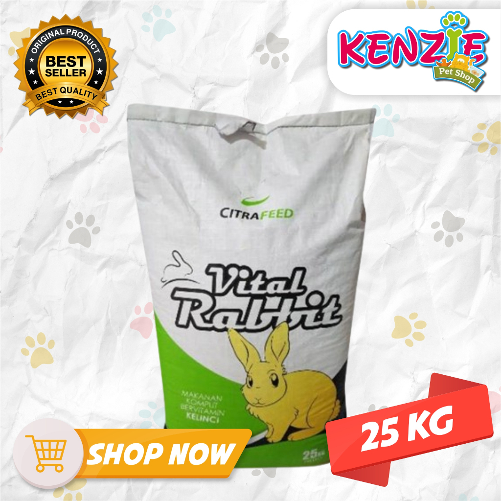 Jual Vital Rabbit 25 Kg CITRA FEED FOOD RABBIT makanan kelinci | Shopee ...