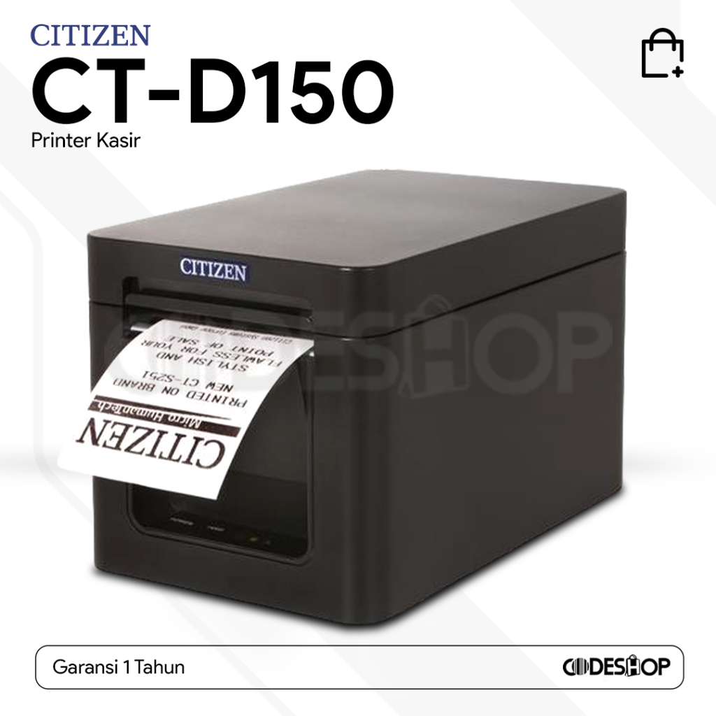 Jual Citizen CT-D150 Printer Kasir Cetak Kertas Thermal 80mm USB Serial ...