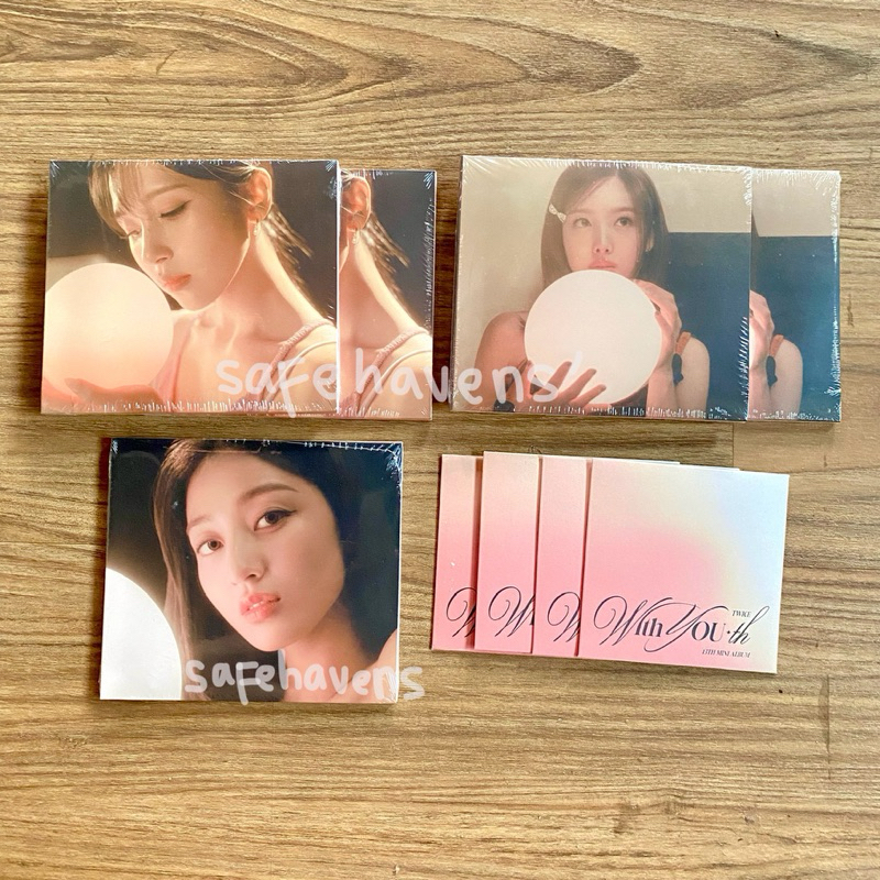 Jual [READY STOCK] TWICE 13th MINI ALBUM WITH YOU-TH DIGIPACK NAYEON MINA JIHYO VER ‼️CEK ...