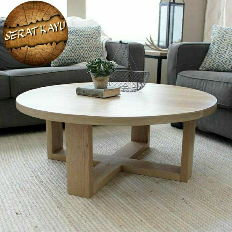 Jual meja bulat/meja bulat minimalis | Shopee Indonesia