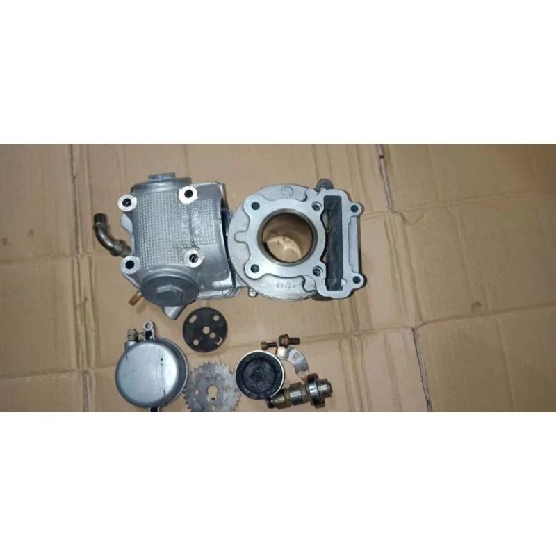 Jual Blok Head Full isi Set Boring Piston Os O STD Mio Sporty PNP Mio ...