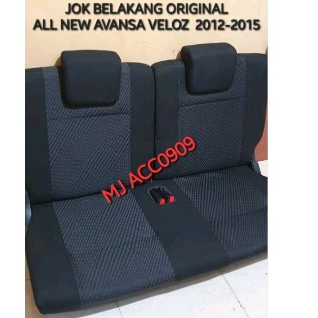 Jual JOK BELAKANG ALL NEW AVANSA VELOZ 2012-2015 ( ORIGINAL) | Shopee ...