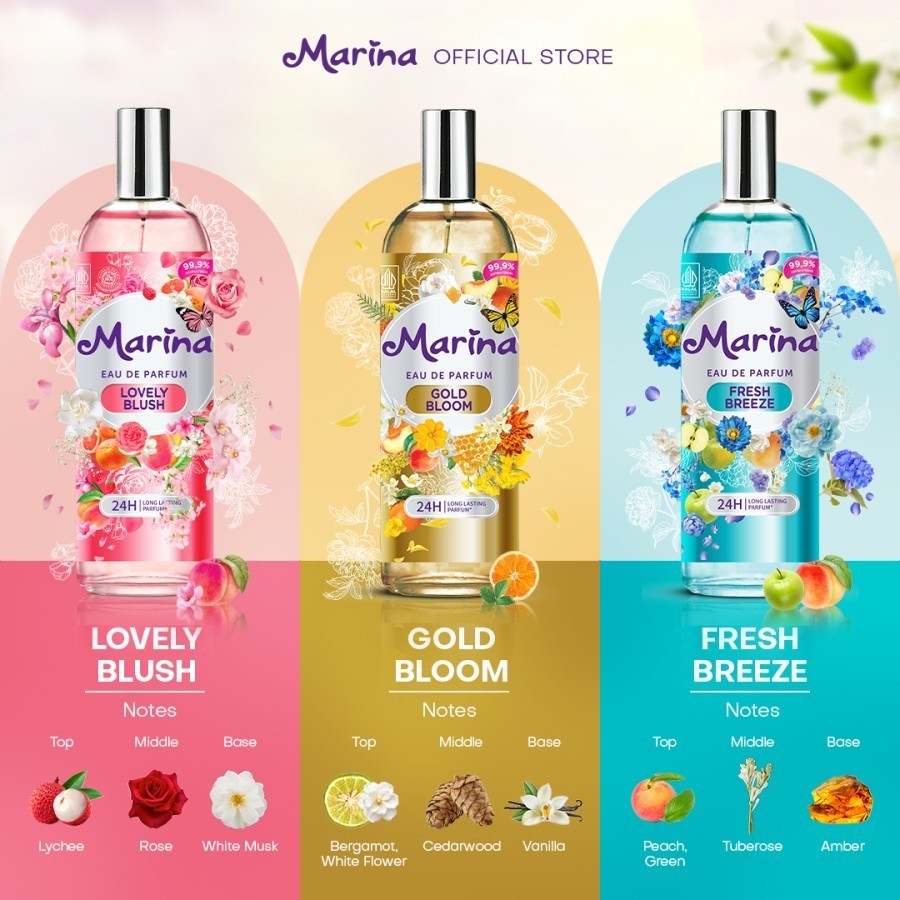 Jual MARINA EDP ISI 98ML ALL VARIAN | Shopee Indonesia