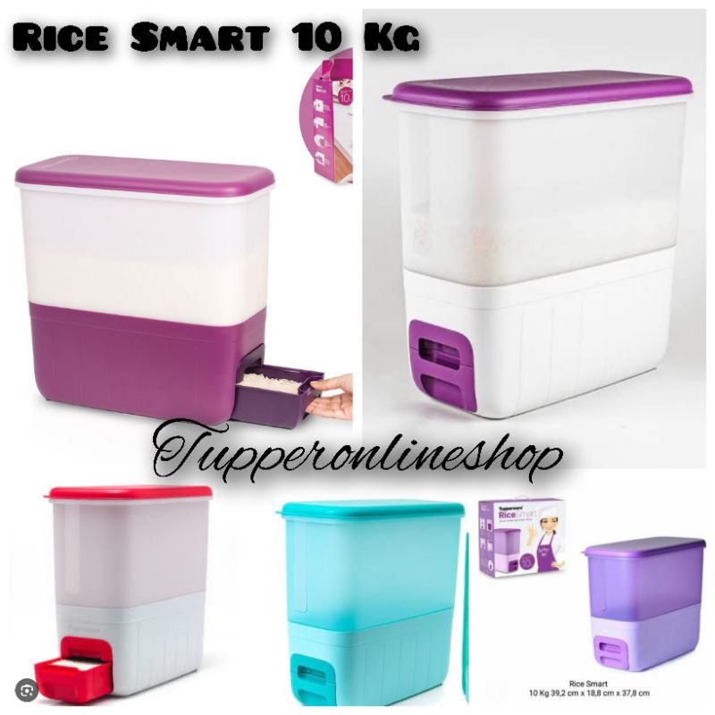 Jual Rice smart tupperware 10 Kg / tempat beras tupperware | Shopee ...