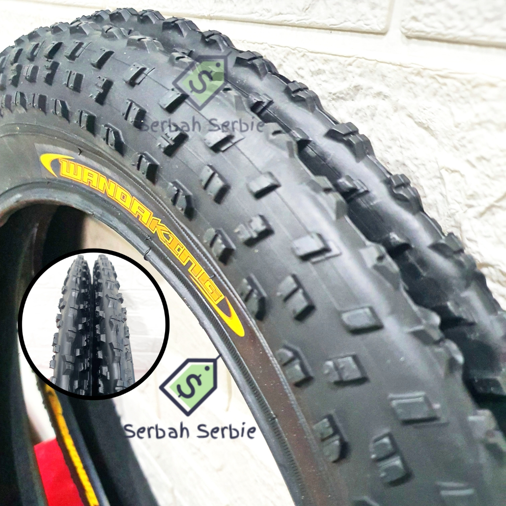 Jual BAN LUAR SEPEDA 20X3.0 WANDAKING 20 X 30 3.0 20X30 BMX FAT BIKE GEROBAK CITY BIKE ANAK ...