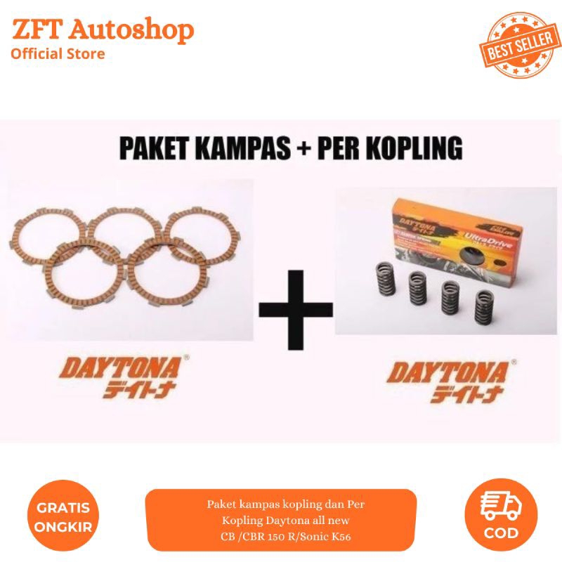 Jual Kampas Kopling Kevlar Daytona Racing All New CB150R CBR 150R LED Sonic 150 K56 | Shopee ...