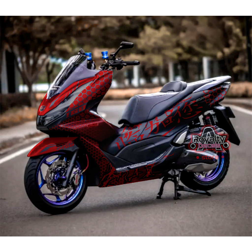 Jual Decal pcx 160 / 150 fullbody sticker pcx 160 full body QUALITAS ...