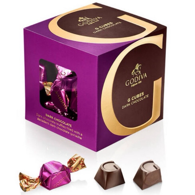 Jual GODIVA G Cubes Dark Chocolate 5 Pcs | Shopee Indonesia