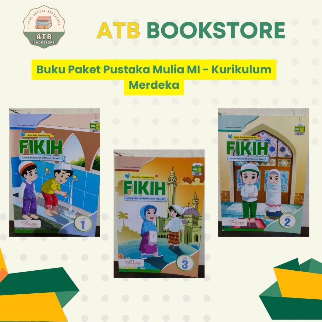 Jual Buku Fikih Kelas 1, 2, 3, 4, 5, 6 SD/MI KMA 183-184 Tahun 2019 - Pustaka Mulia | Shopee ...