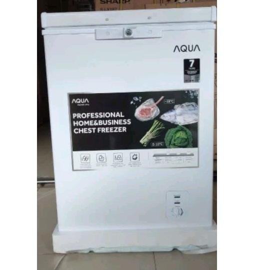 Jual KHUSUS CARGO CHEST FREEZER BOX FREZER BOX AQUA SANYO 100 LITER | Shopee Indonesia