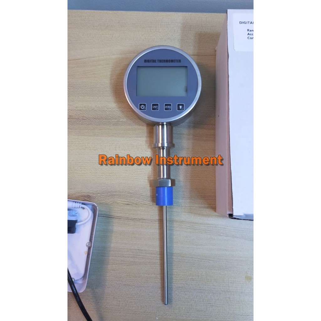 Jual Digital Thermometer Gauge 300 Celcius / 100 mm x 1/2" NPT | Shopee ...