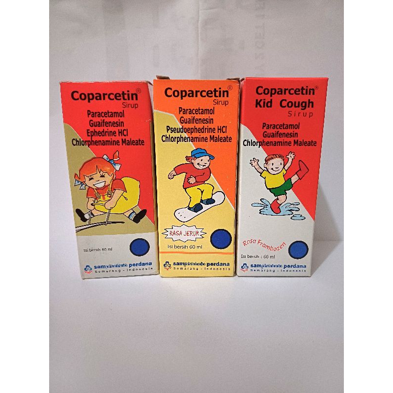 Jual Coparcetin Sirup (Merah dan Orange Untuk Usia 6 Tahun KeAtas ...