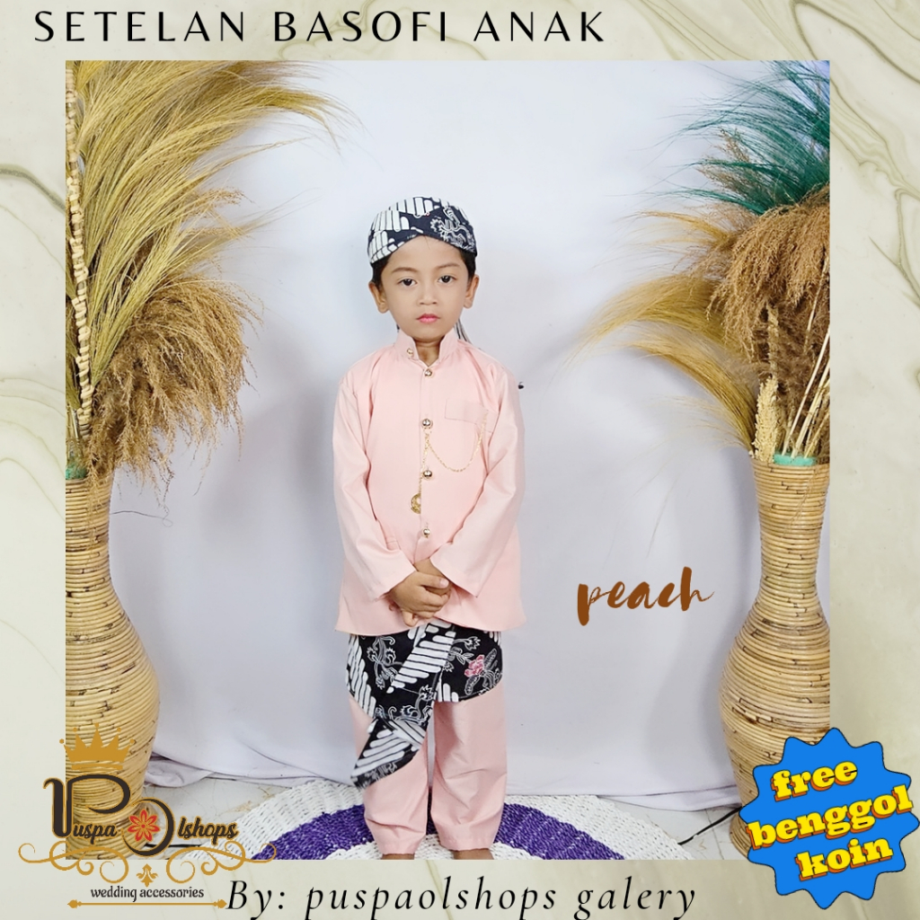 Jual Basofi anak laki laki baju adat jawa anak | Shopee Indonesia