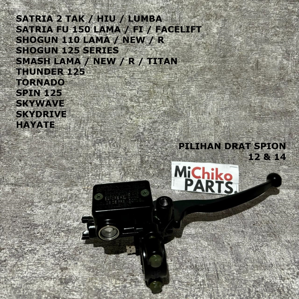 Jual Master Rem Atas Kanan Satria 120 Lama R 2tak Hiu Lumba Smash Lama ...