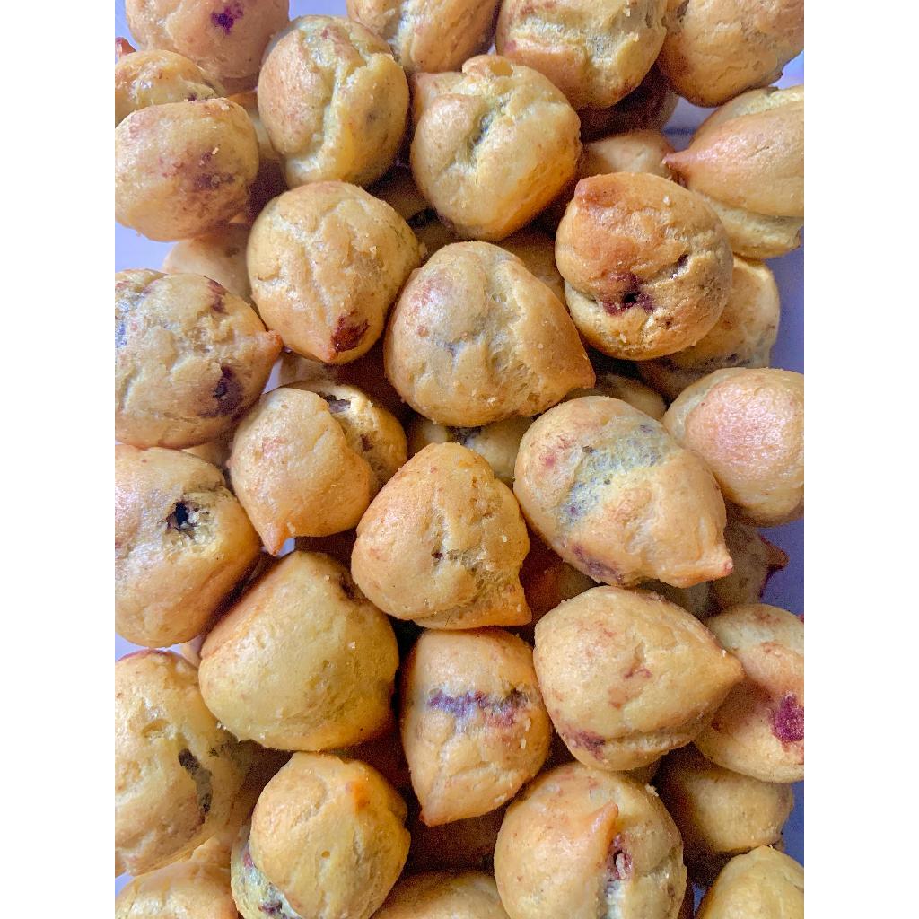 Jual Kue Soes mini Coklat kemasan 500gram / jajanan / snack / Makanan ...