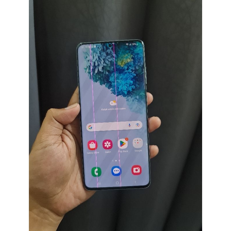 Jual Handphone Hp Samsung Galaxy S20 Plus 8/128 SEIN Second Seken Bekas Murah | Shopee Indonesia