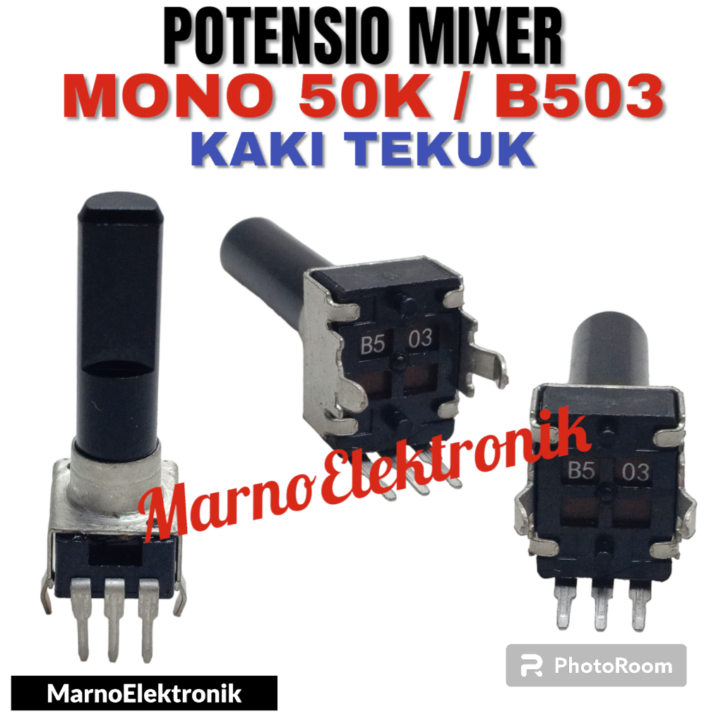 Jual POTENSIO MIXER MONO 3 KAKI 50K B503 ASLI ORIGINAL | Shopee Indonesia