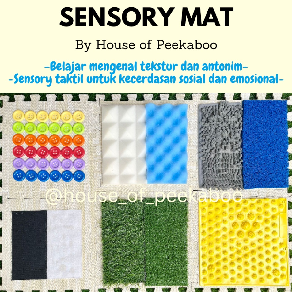 Jual Ko SATUAN Sensory mat playmat sensory karpet sensory taktil terapi ...