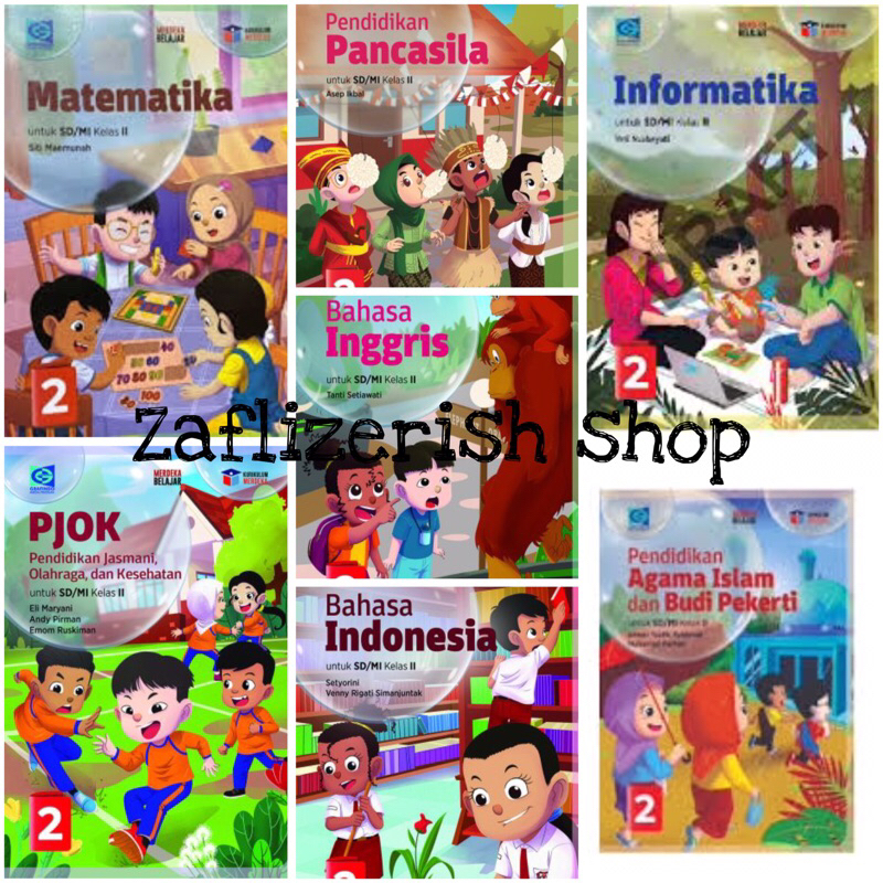 Jual Buku paket kelas II-2 SD/MI Kurikulum Merdeka - Grafindo | Shopee Indonesia