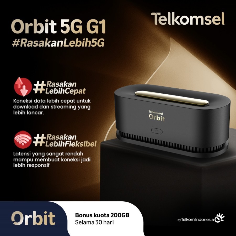 Jual Telkomsel Orbit 5G G1 Modem WiFi 5G High Speed Free Kuota 200GB ...