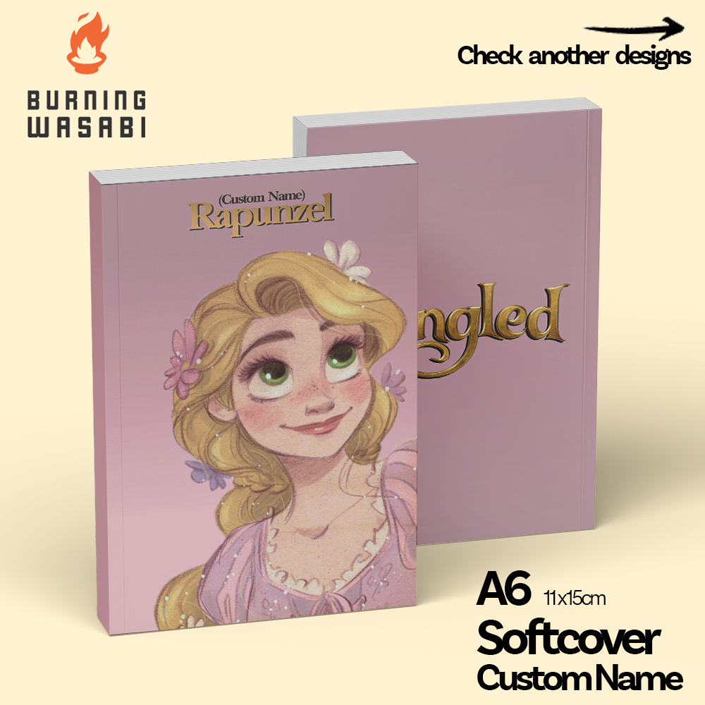 Jual Buku Saku Pocket Notebook Princess Rapunzel Disney Tangled ...