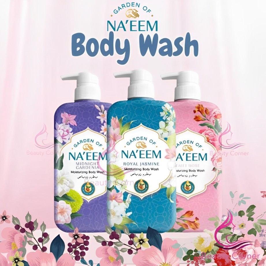 Jual Garden Of Na'eem Moisturizing Body Wash Pump 480ml | Shopee Indonesia