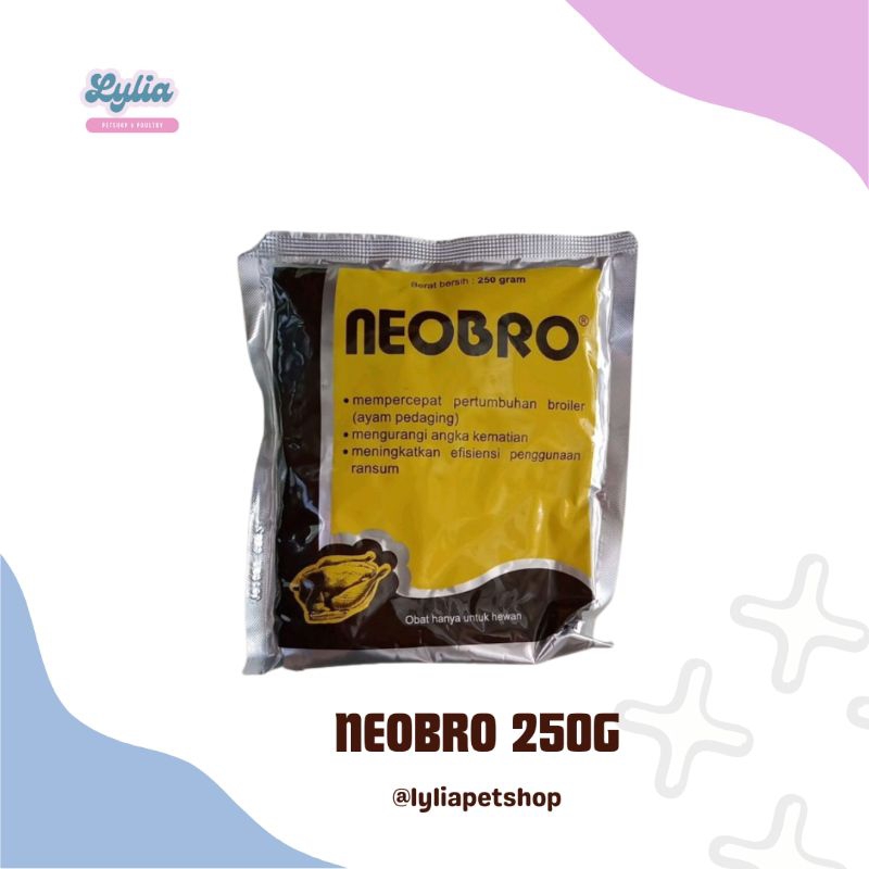 Jual Neobro 250 gram - Vitamin mempercepat pertumbuhan ayam pedaging ...