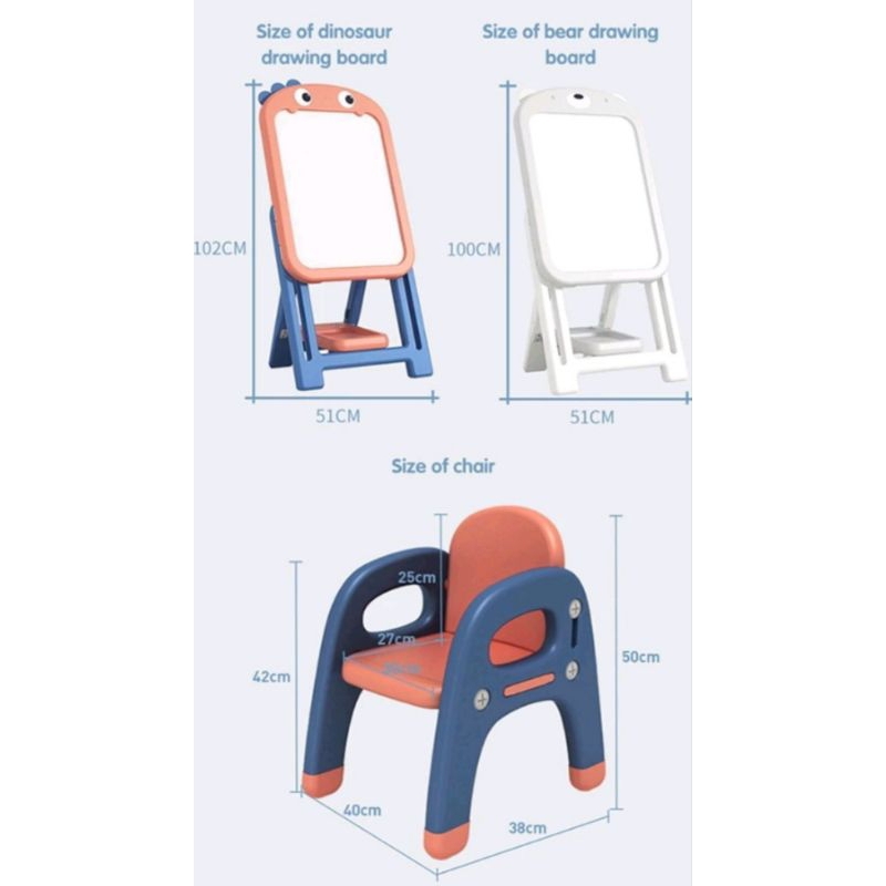 Jual BSD-KUKIKO DINOSAUR DRAWING BOARD SET | Shopee Indonesia