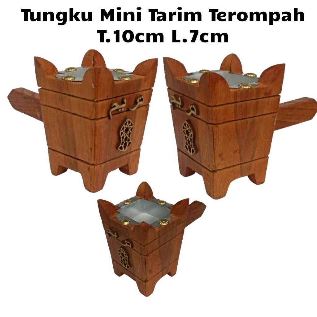 Jual Terbaru Tungku Bukhur Kayu Mabkharoh Tinggi 10cm berlogo tarim ...